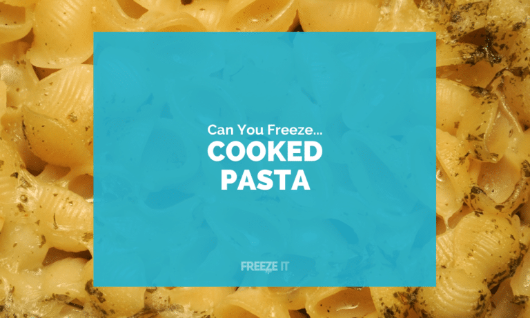 Can you freeze cooked pasta with sauce and vegetables?