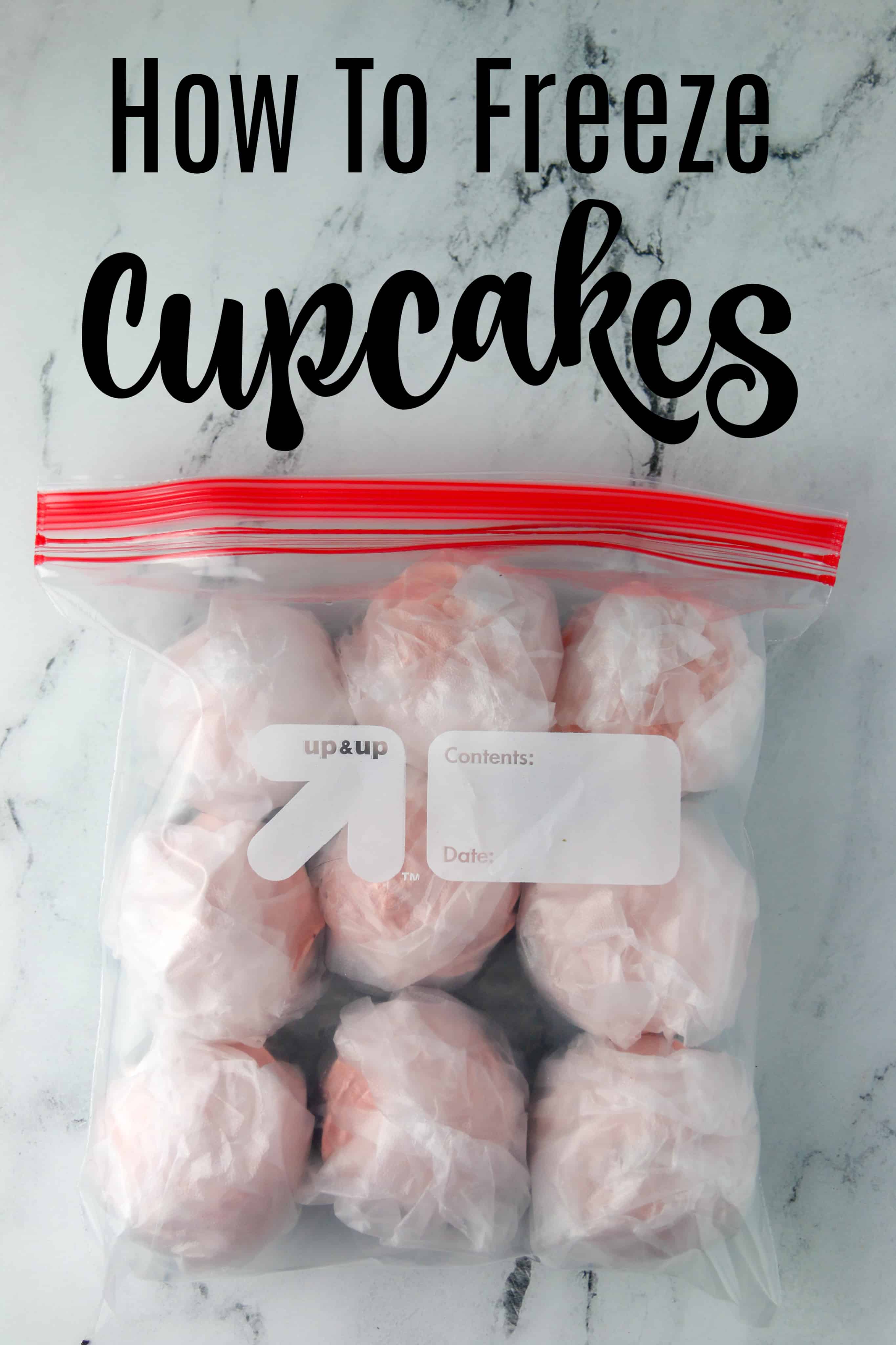 Can you freeze cupcakes in the wrapper?