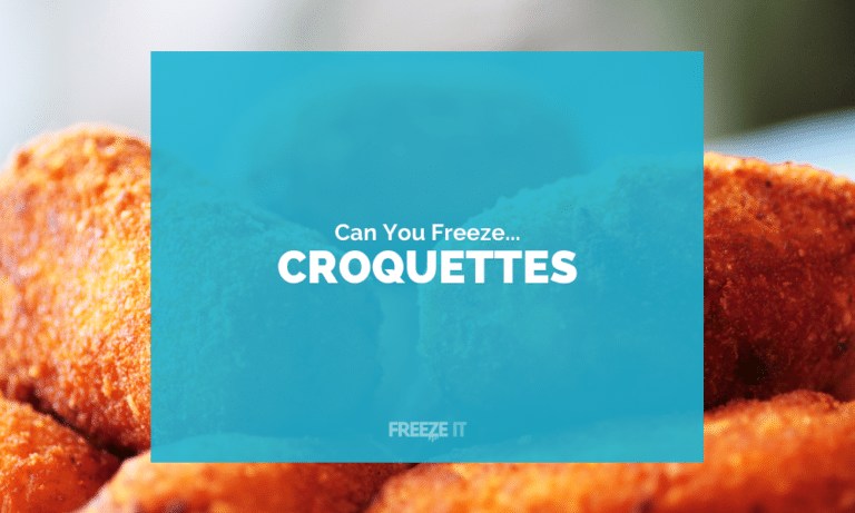 Can you freeze fish croquettes?