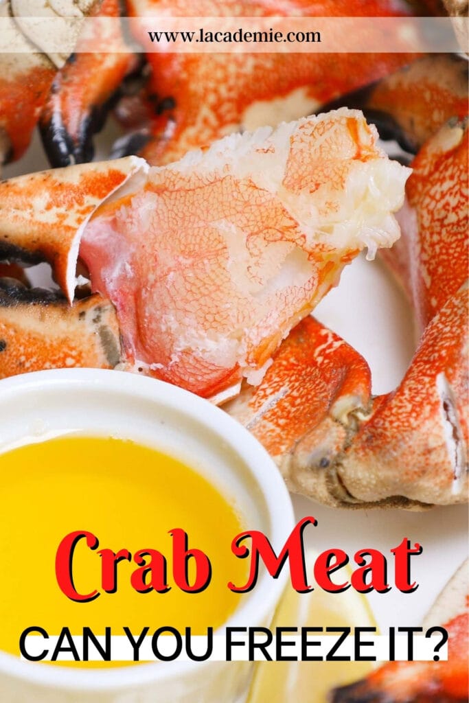 Can you freeze fresh crabmeat?