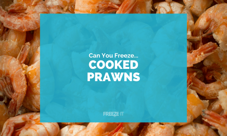 Can you freeze frozen prawns after cooking?