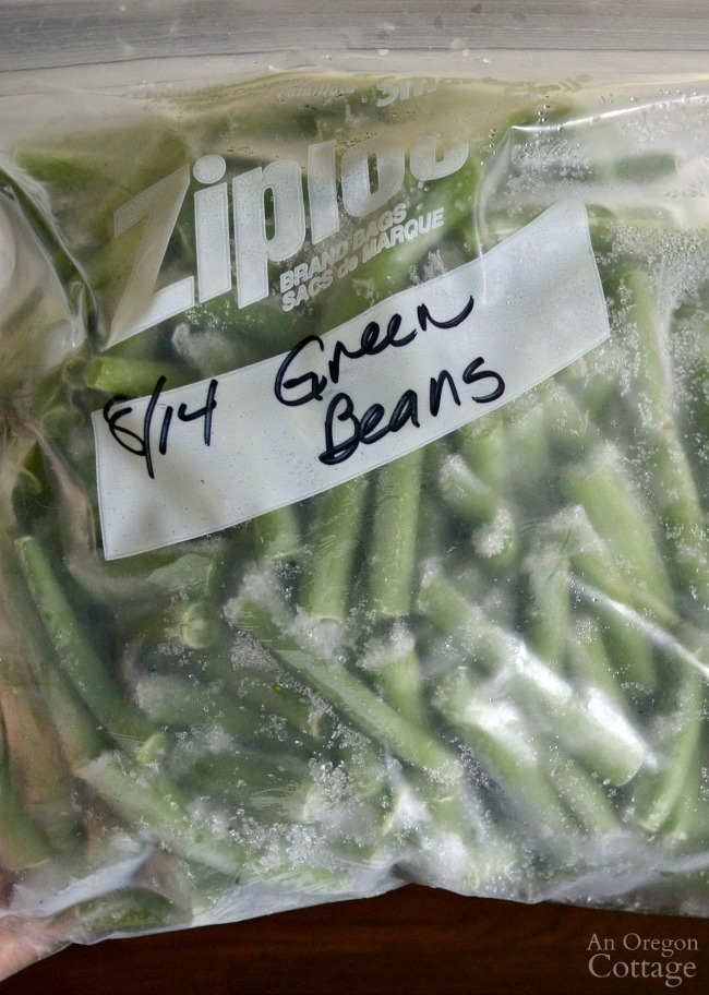 Can you freeze green beans without blanching them?