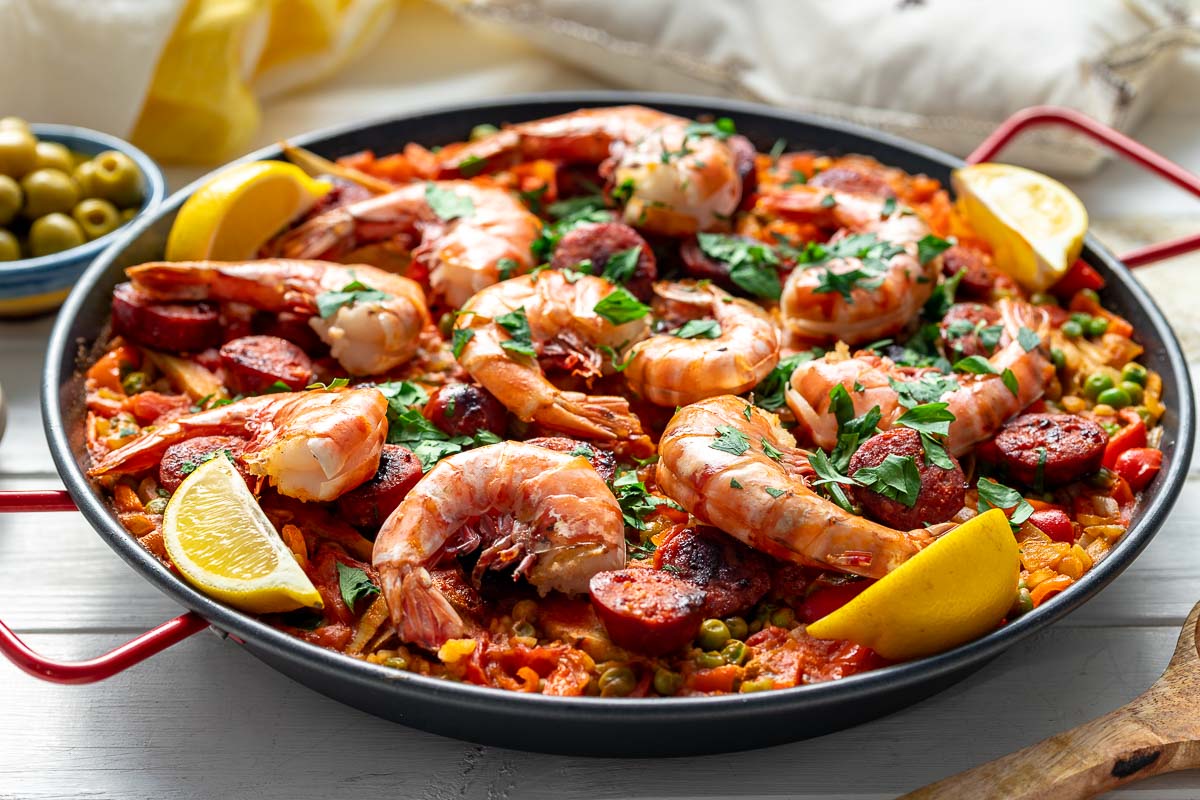 Can you freeze paella with prawns?