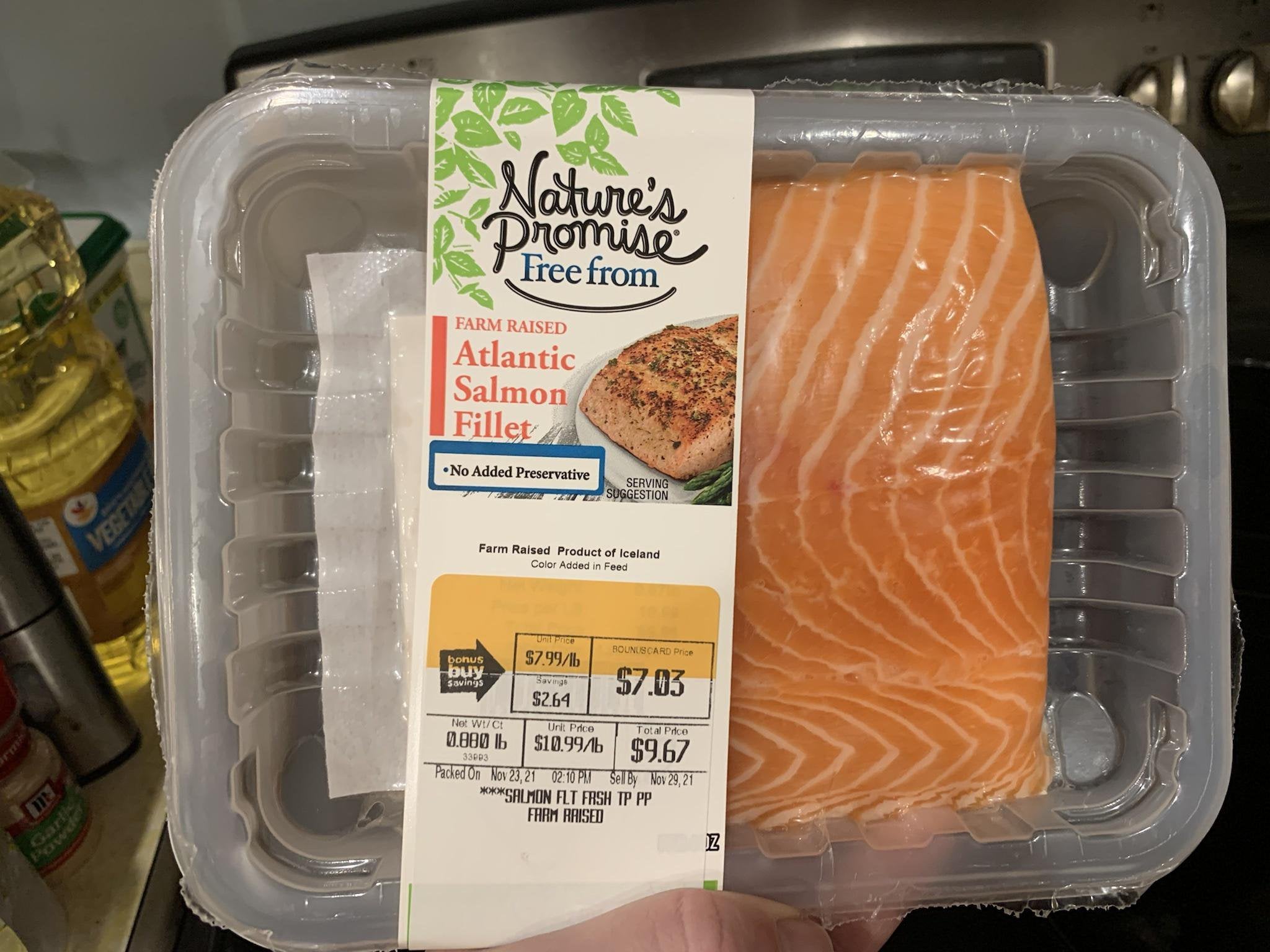 Can you freeze salmon bought from supermarket?