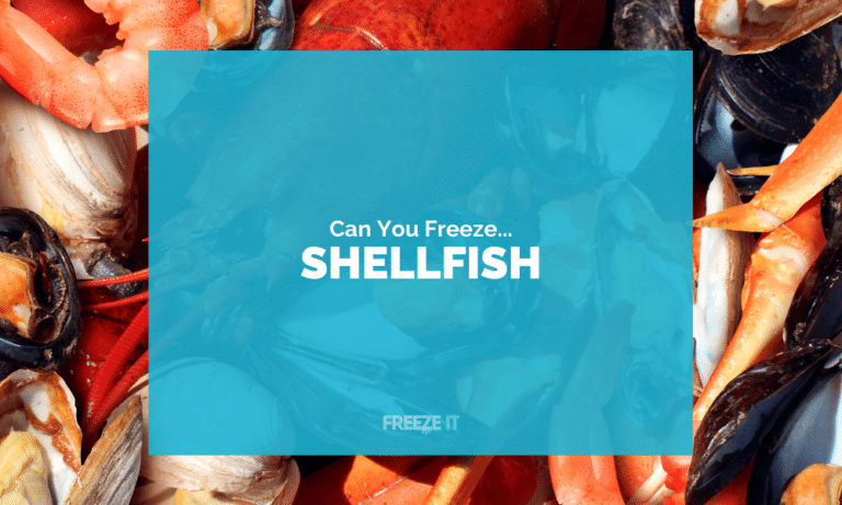 Can you freeze seafood shells?