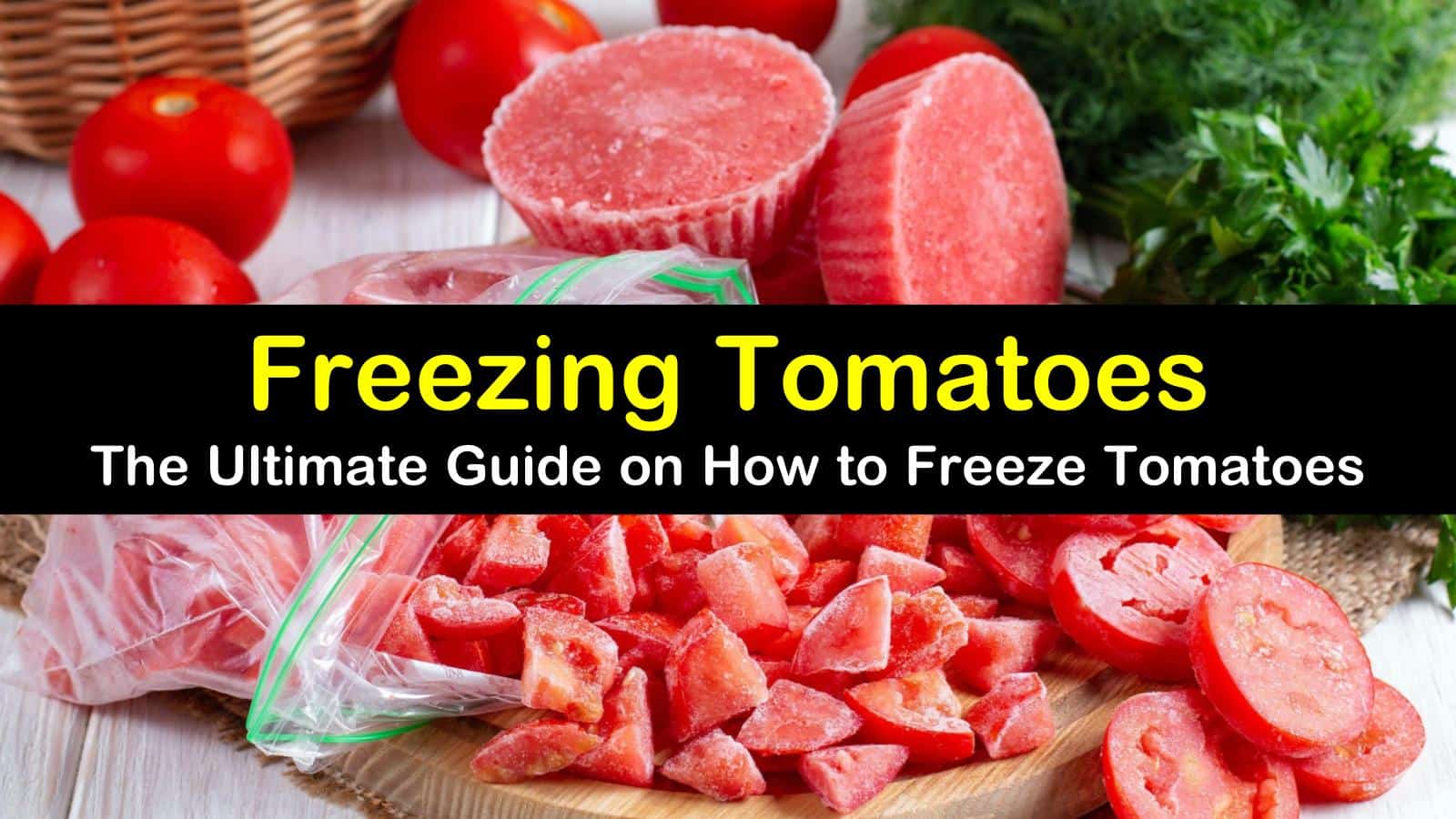Can you freeze tomatoes after blending?