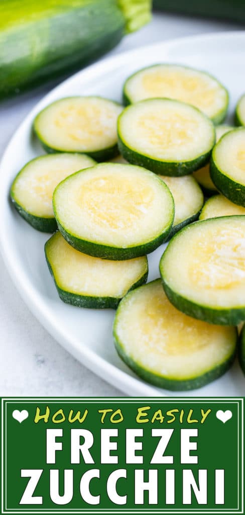 Can you freeze uncooked zucchini?