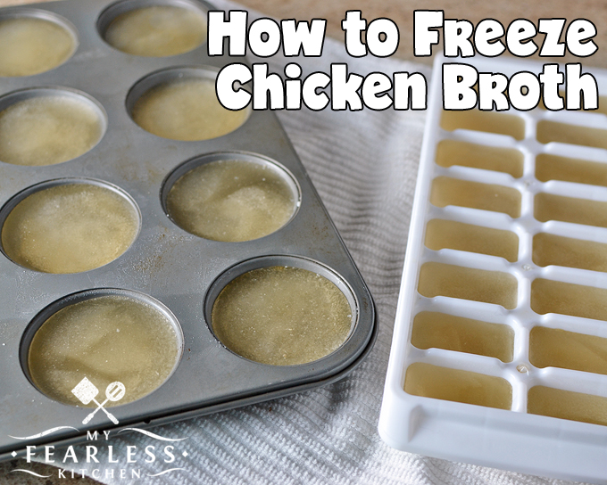 Can you freeze unused chicken broth?