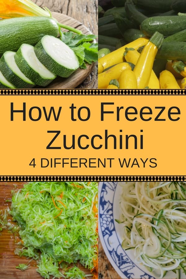 Can you freeze whole zucchini?