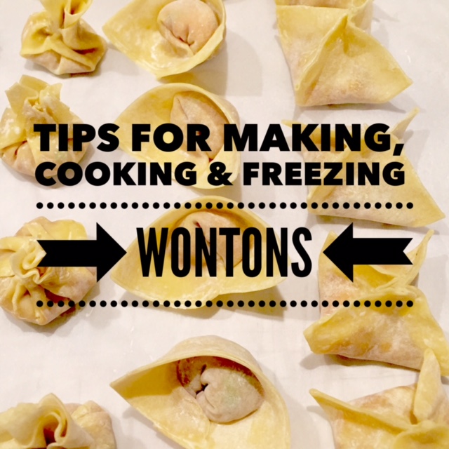 Can you freeze wontons after frying?