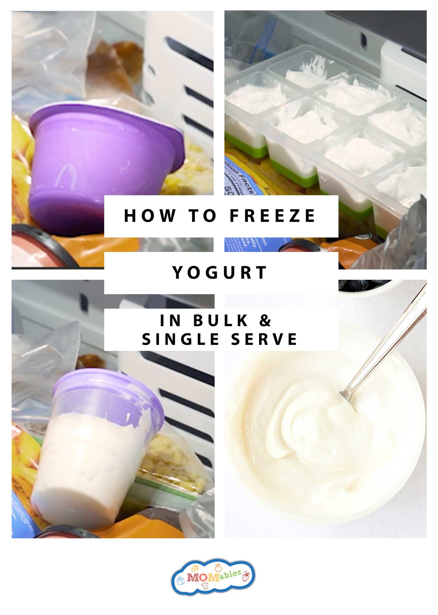 Can you freeze yogurt for later use?