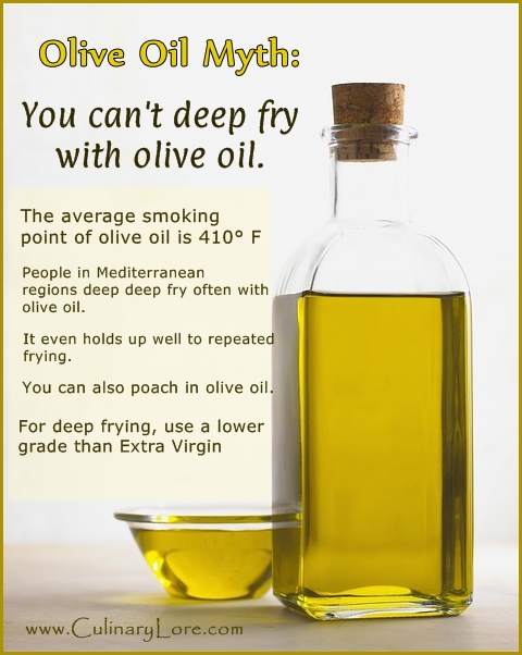 Can you fry deep fry with olive oil?