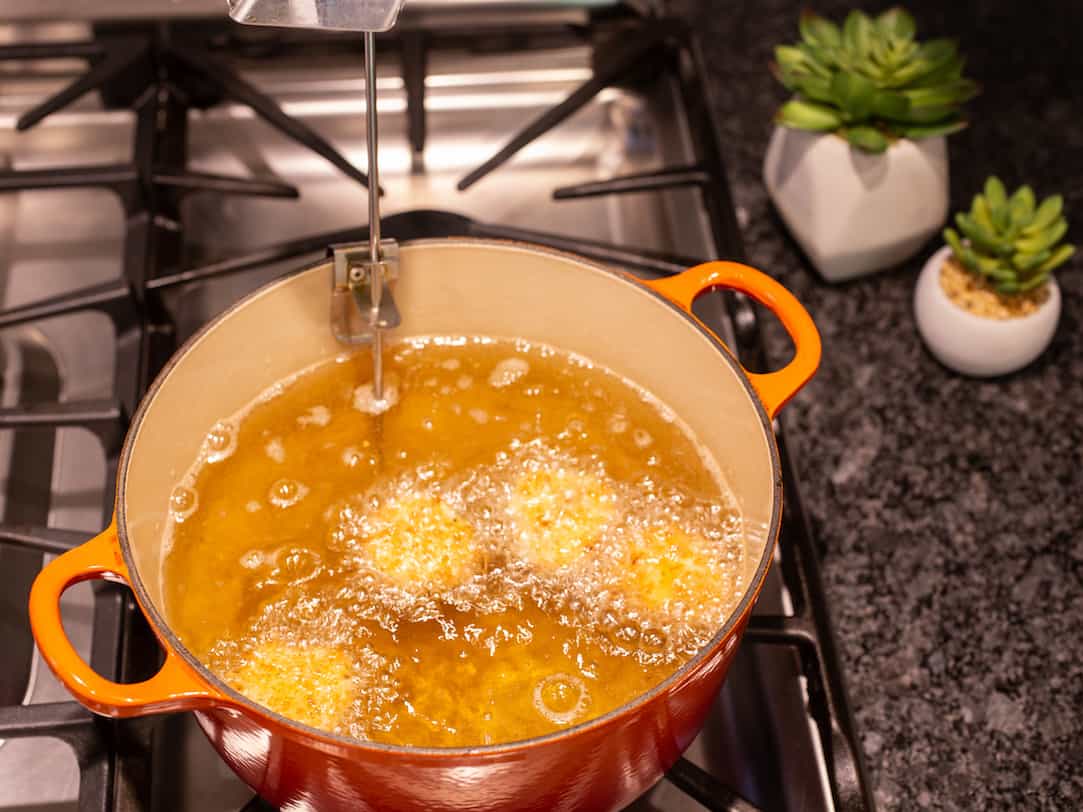 Can you fry in a metal saucepan?