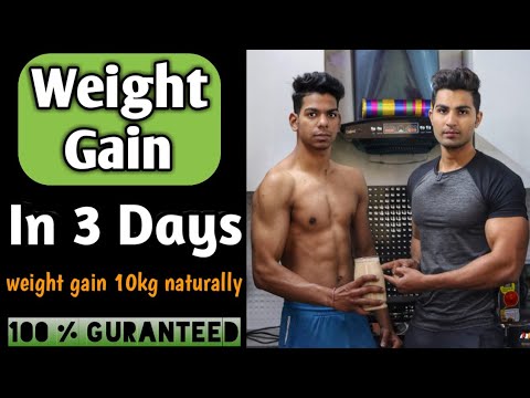 Can you gain weight in 3 days?