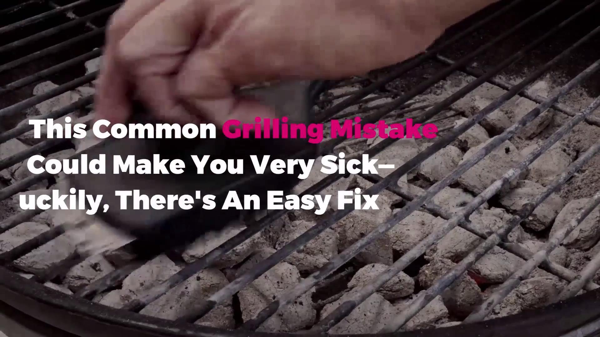 Can you get sick from a grill?