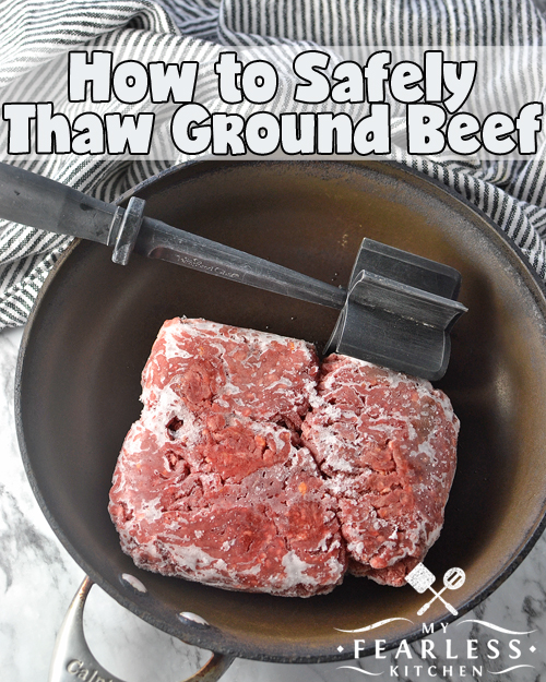 Can you get sick from defrosting ground beef in the microwave?