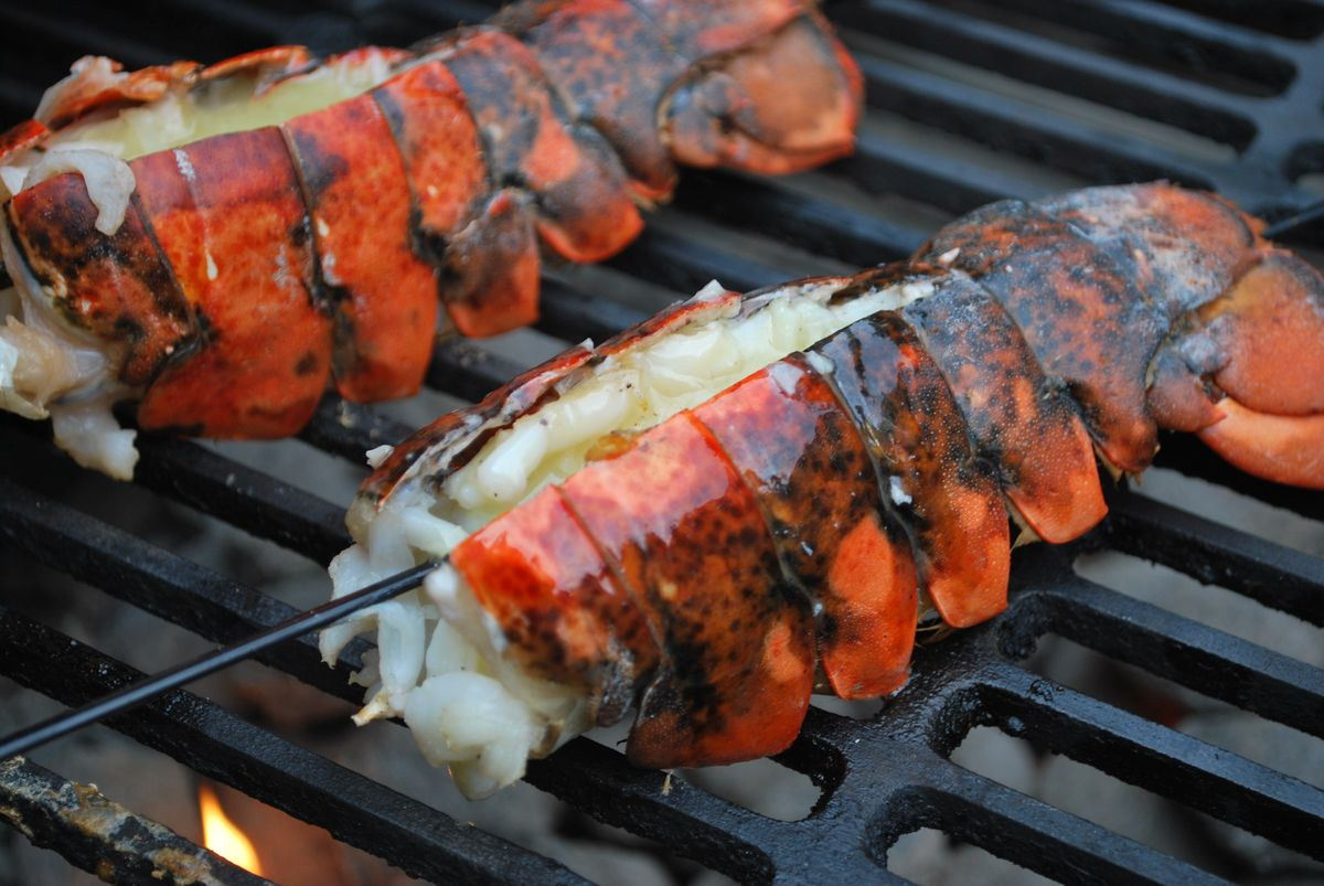 Can you grill lobster out of the shell?