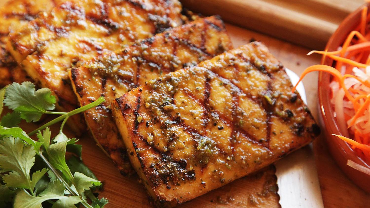 Can you grill medium firm tofu?