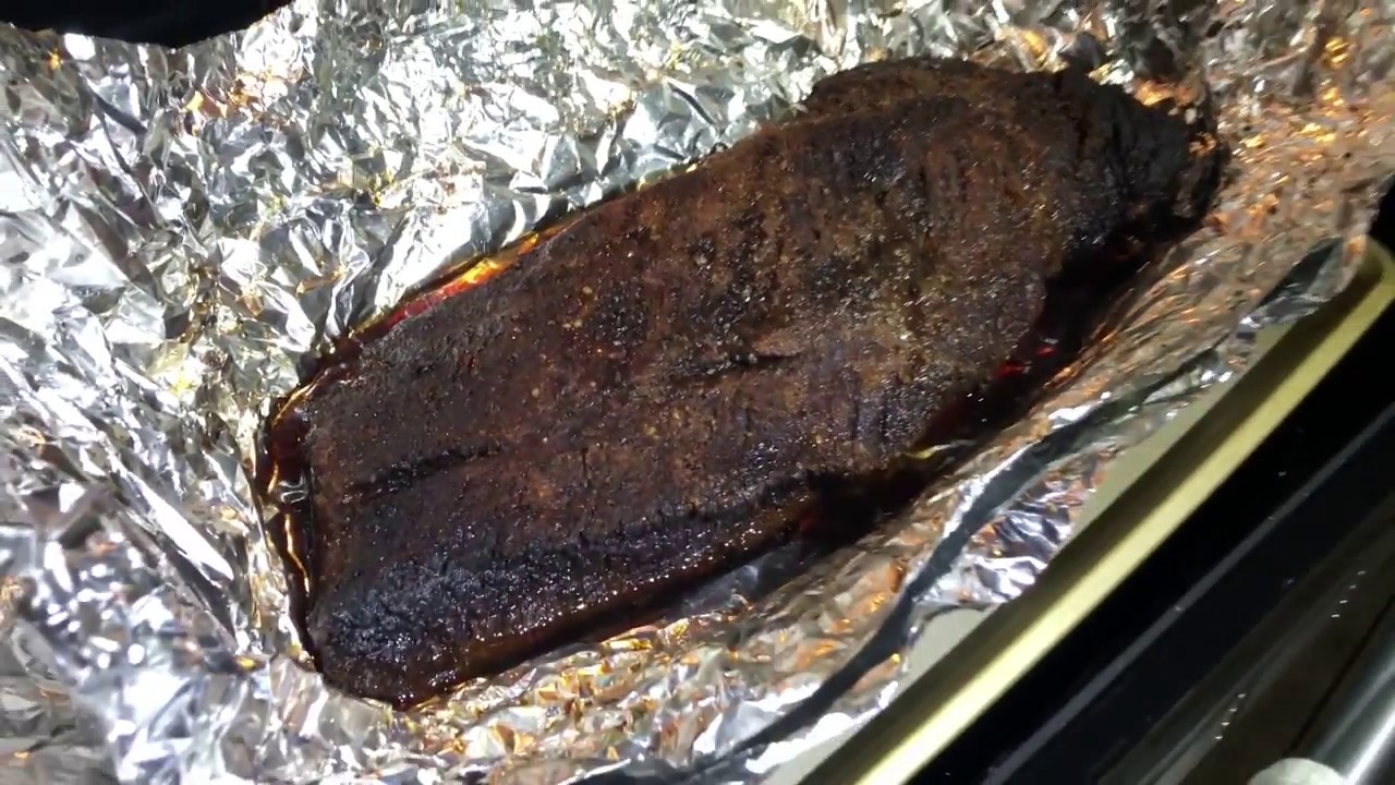 Can you hang a brisket to smoke it?