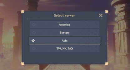 Can you have two Genshin accounts on different servers?
