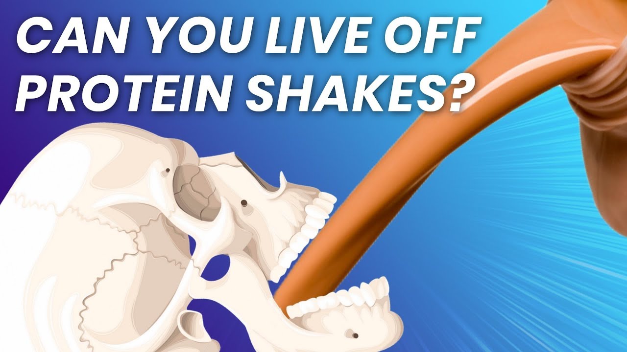 Can you just drink protein shakes and not eat?