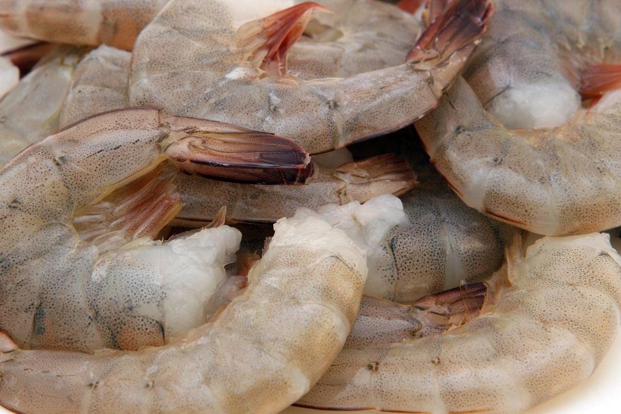 Can you leave prawns out to defrost?