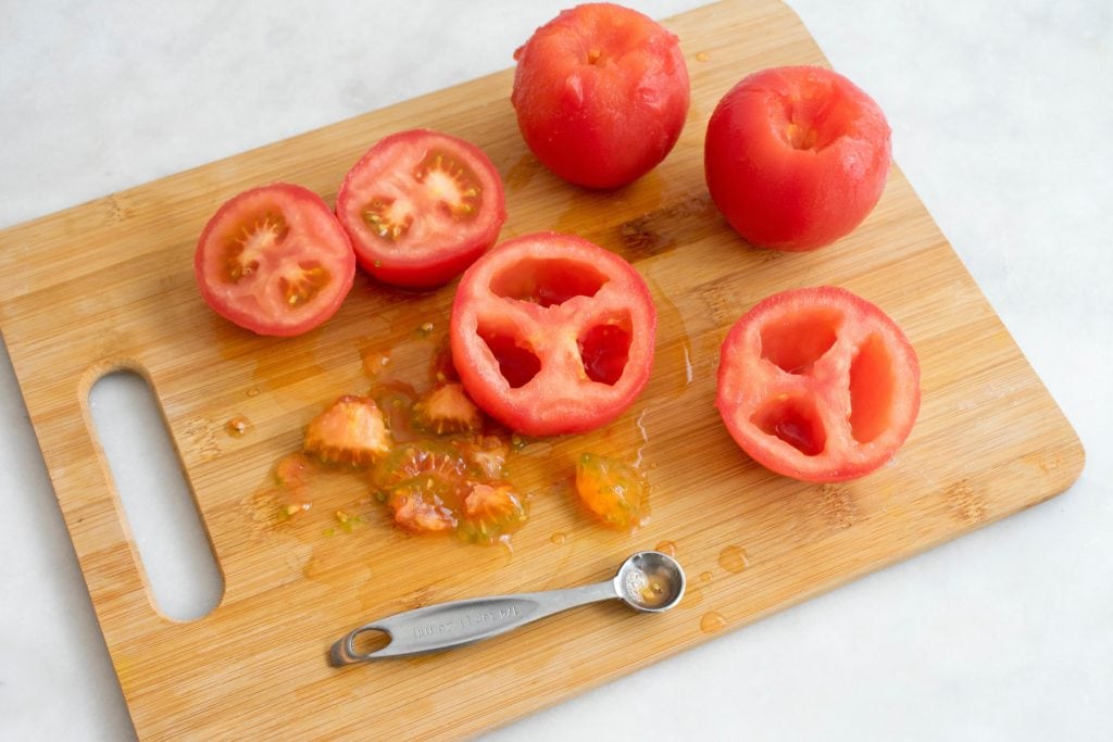 Can you leave skins on tomatoes for sauce?