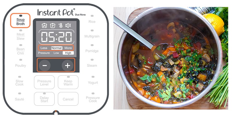 Can you leave soup in Instant Pot?