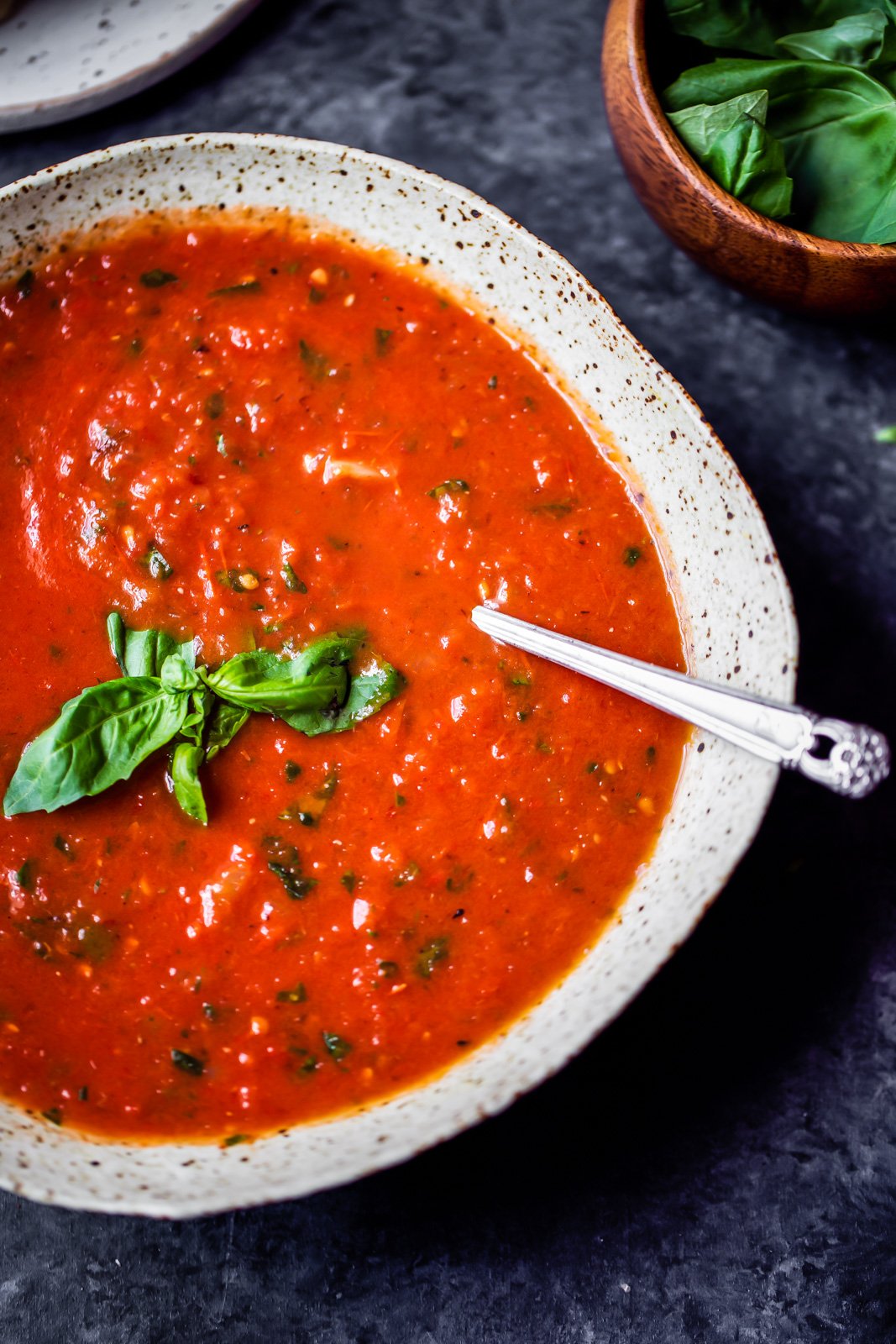 Can you leave the skin on tomatoes when making soup?