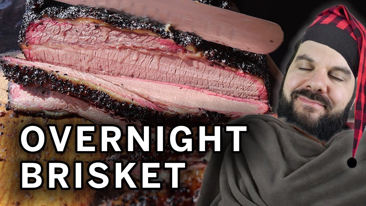 Can you let a brisket smoke overnight?