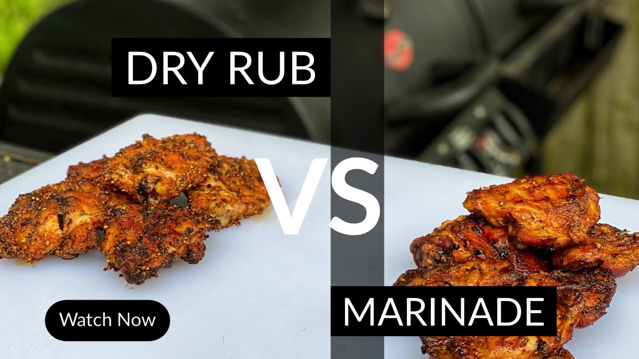 Can you make a marinade with a dry rub?