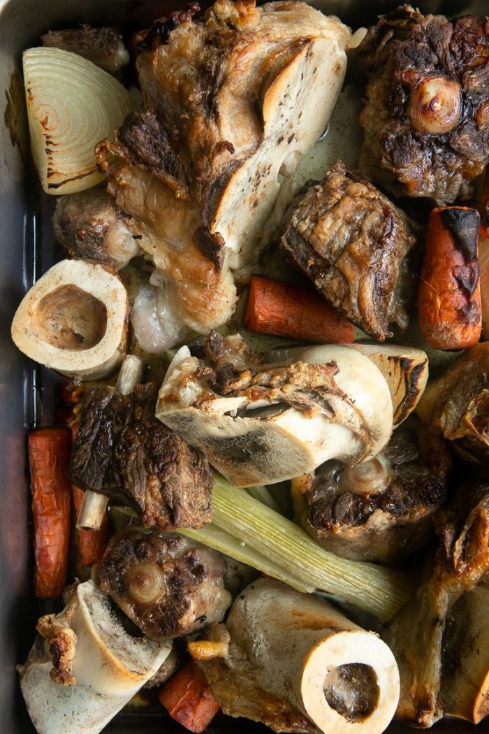 Can you make bone broth from roasted bones?