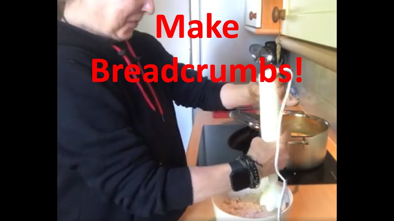 Can you make breadcrumbs with a hand blender?