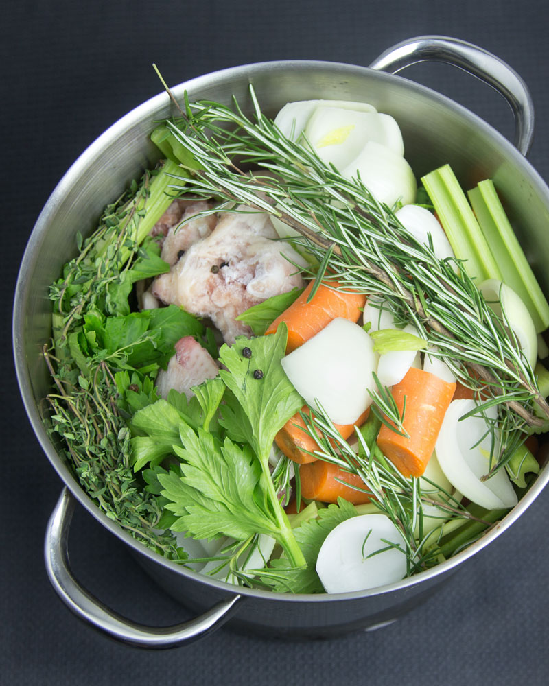 Can you make chicken stock with frozen carcass?