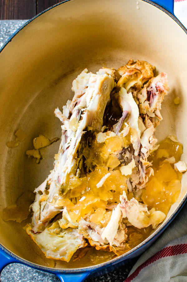 Can you make stock out of rotisserie chicken bones?