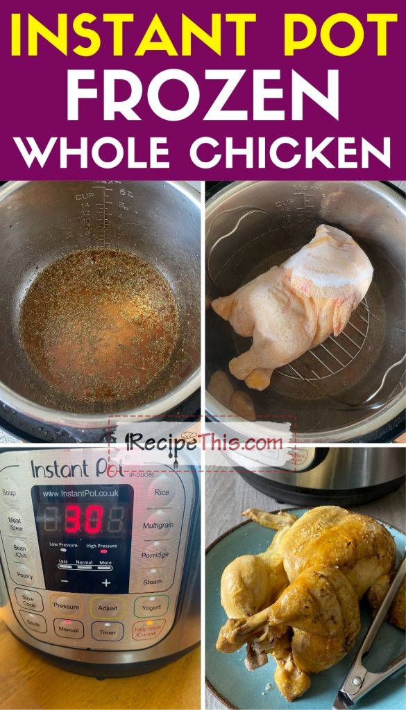 Can you make stock with frozen whole chicken?