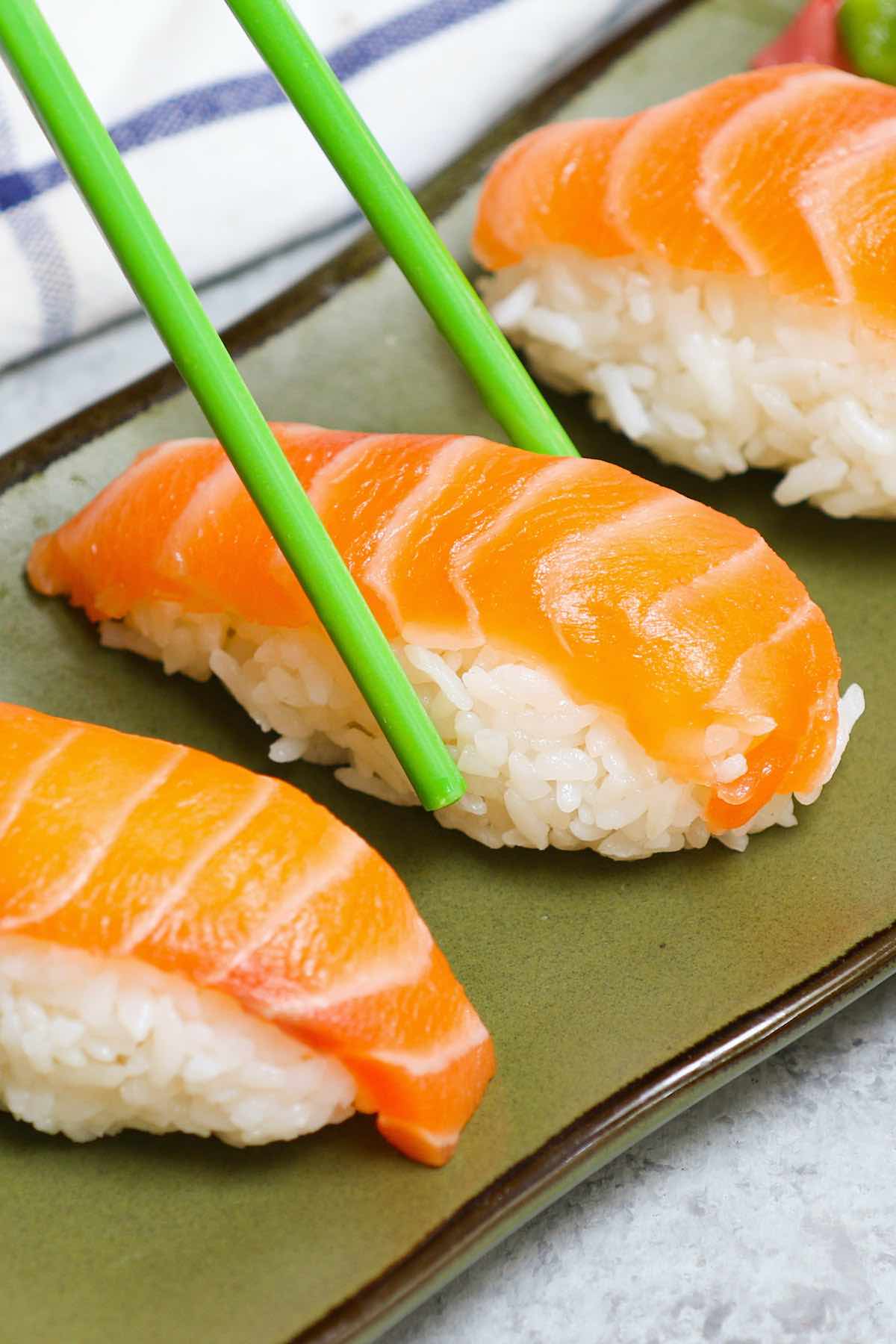 Can you make sushi with normal salmon?