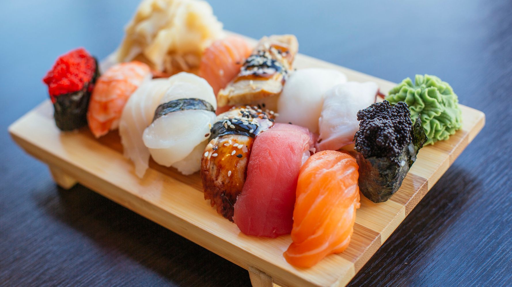 Can you make sushi with previously frozen fish?
