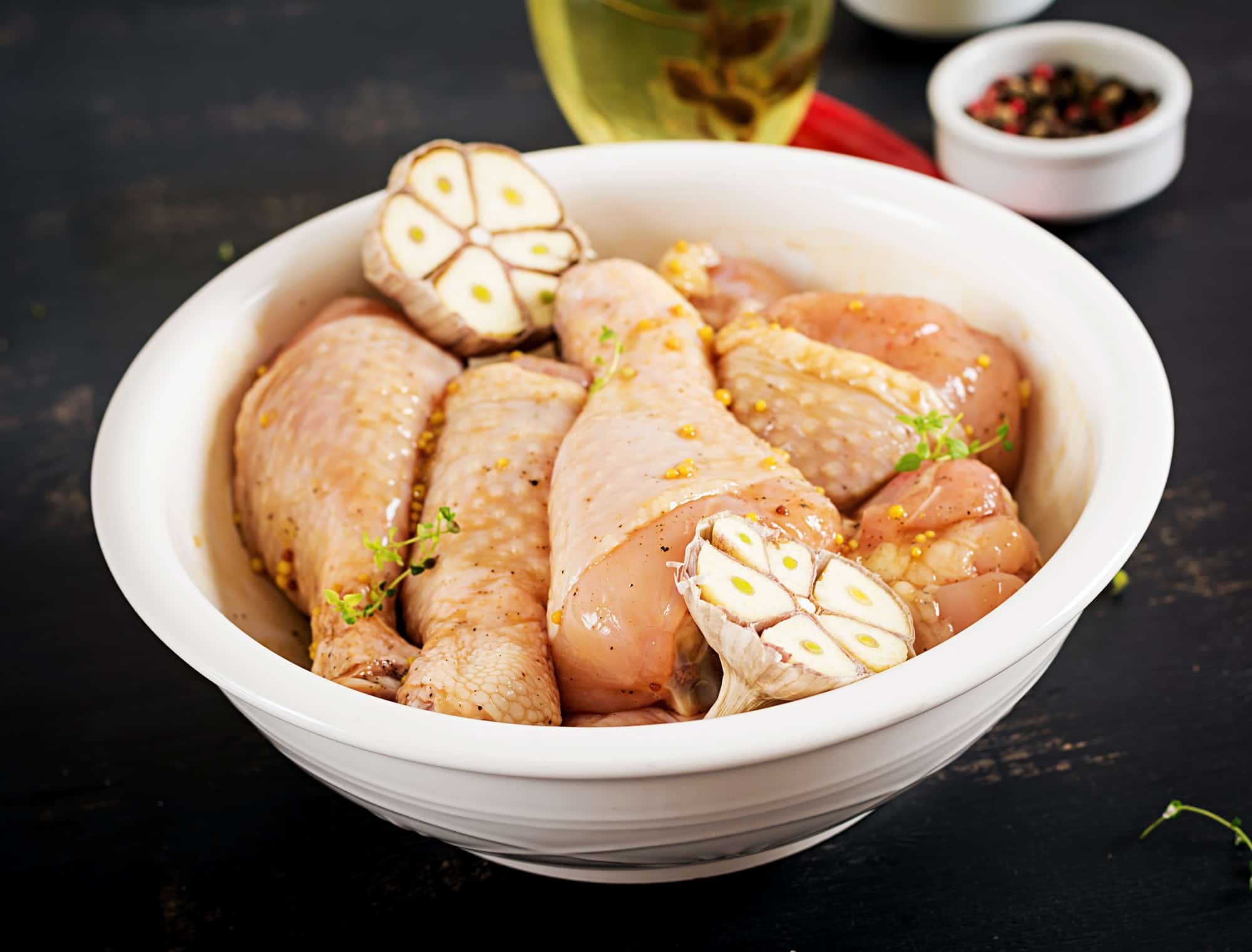 Can you marinate chicken in the fridge for 2 days?