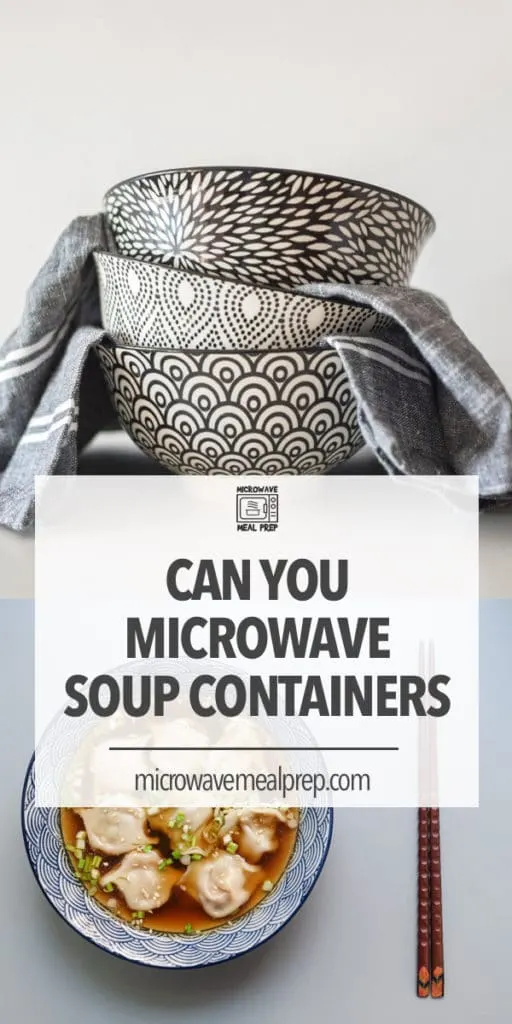 Can you microwave a cardboard soup container?