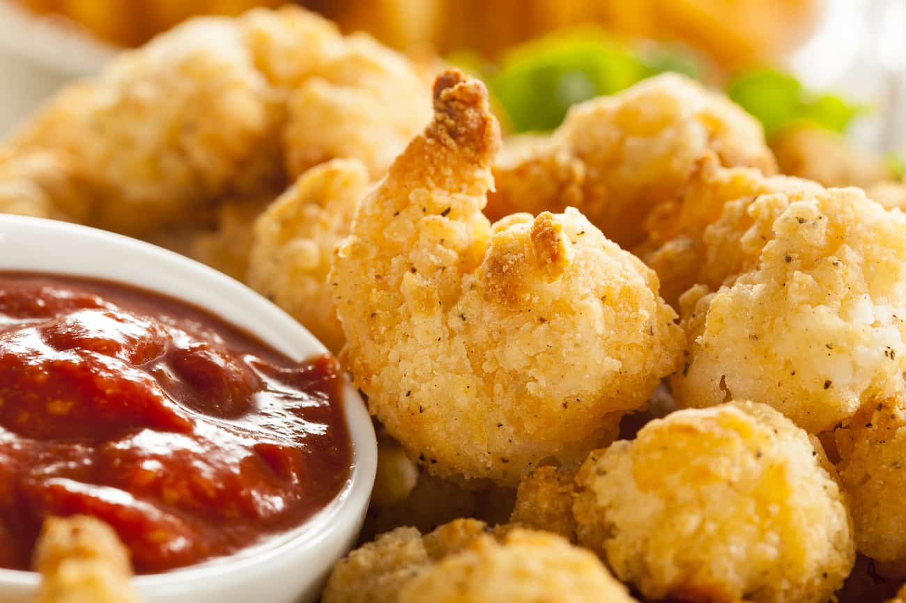 Can you microwave breaded shrimp?