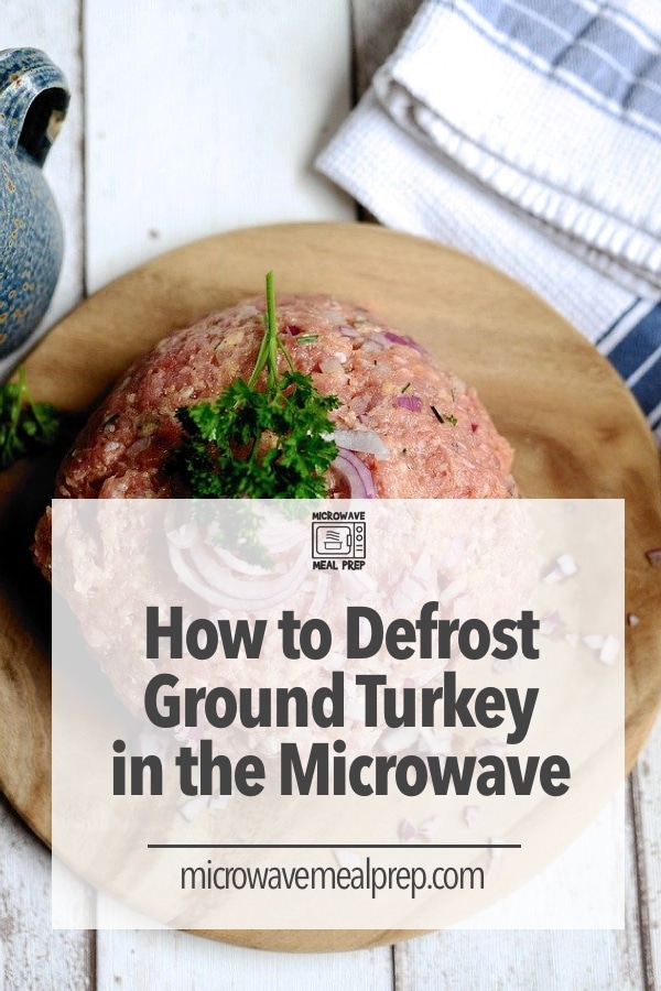 Can you microwave frozen turkey meat?