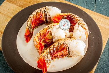 Can you microwave lobster tail in the shell?