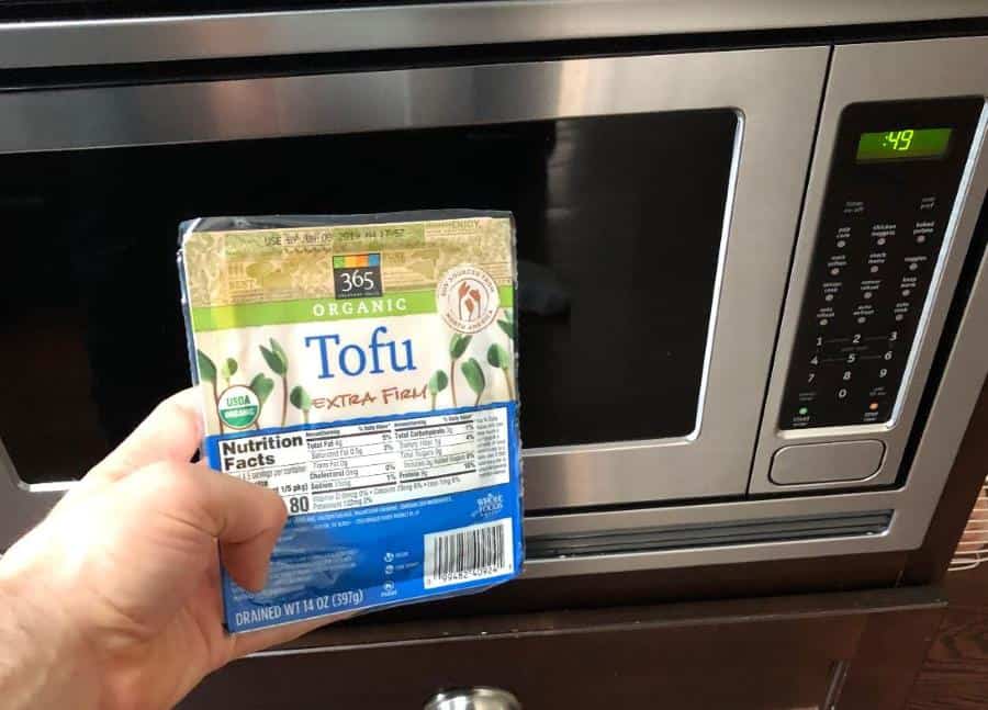 Can you microwave raw tofu?