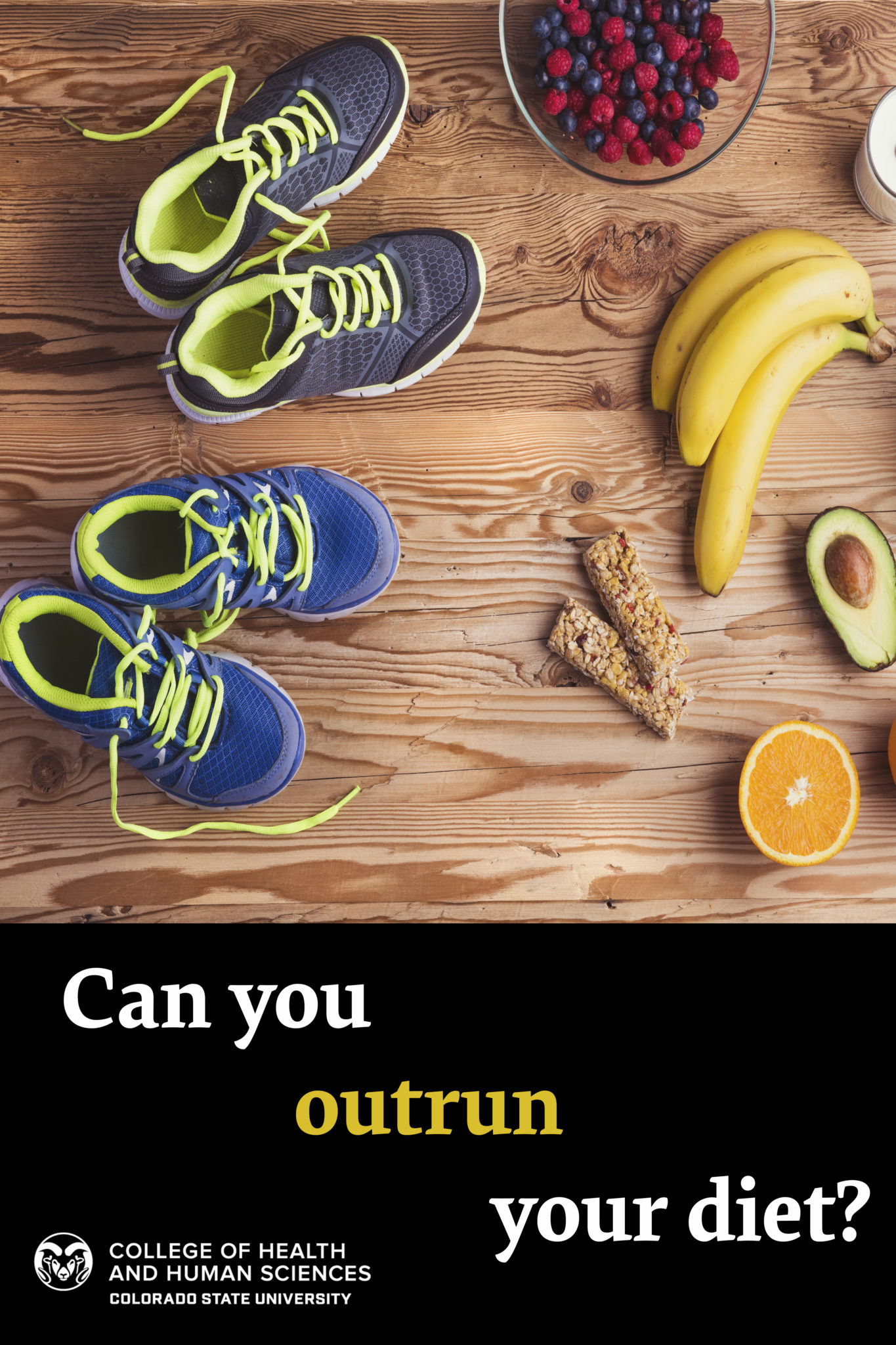 Can you outrun your diet?