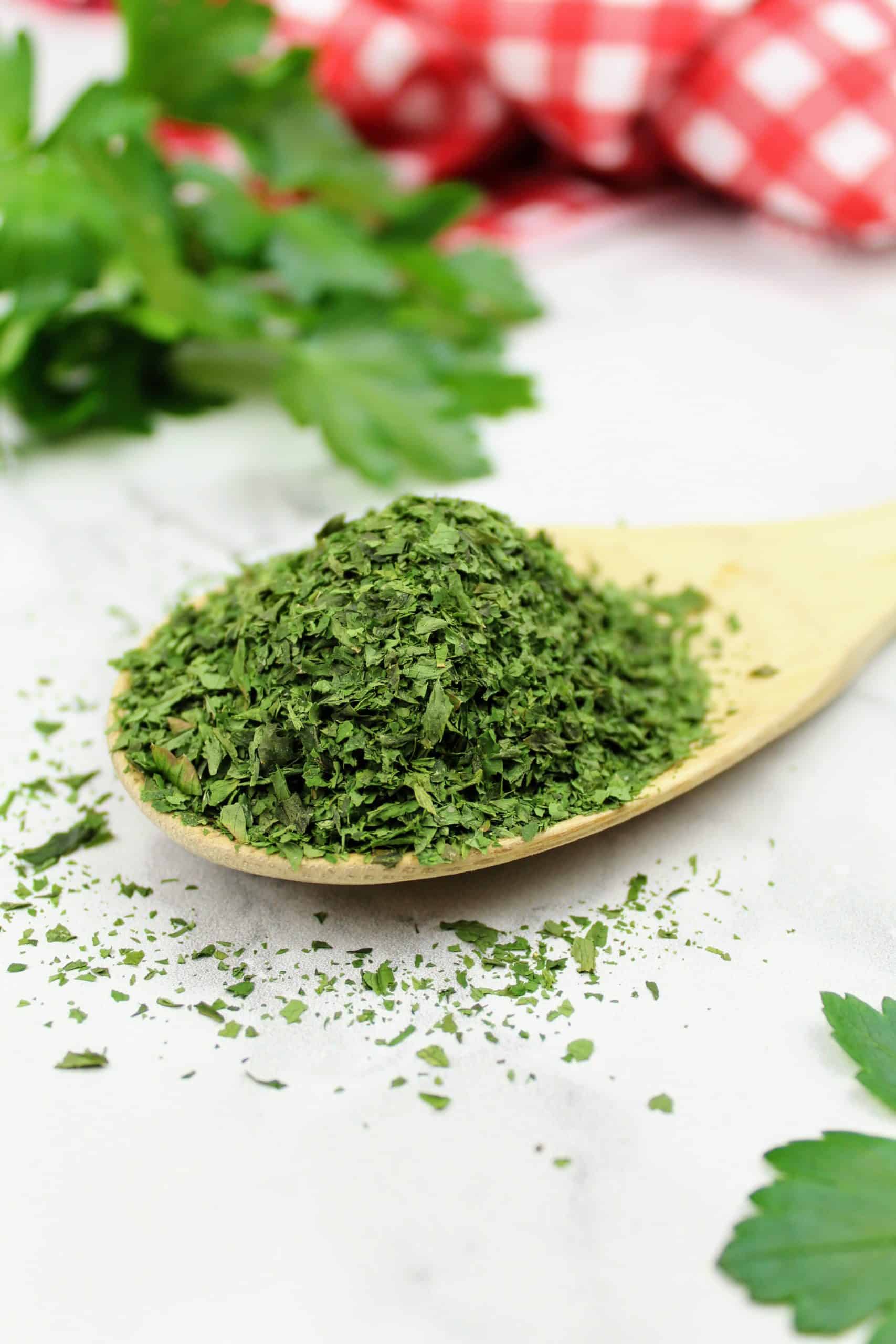 Can You oven-dry parsley?