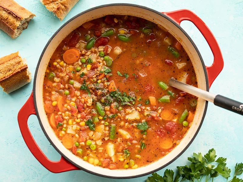 Can you overcook barley in soup?