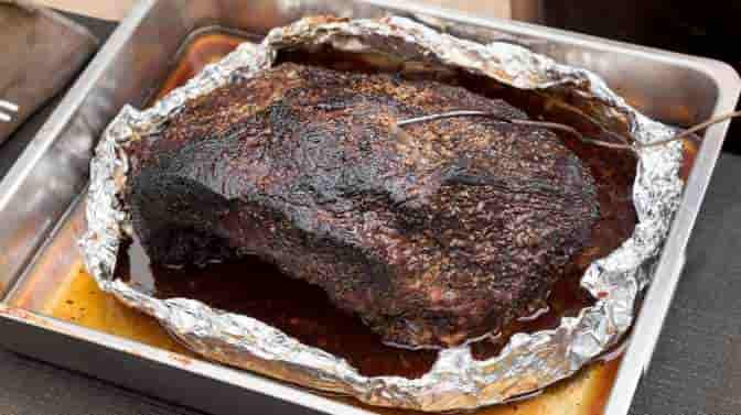 Can you partially smoke a brisket and finish later?