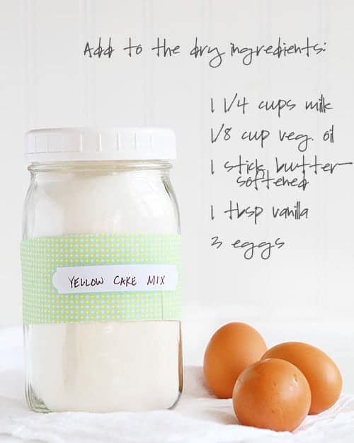 Can you prep cake mix?