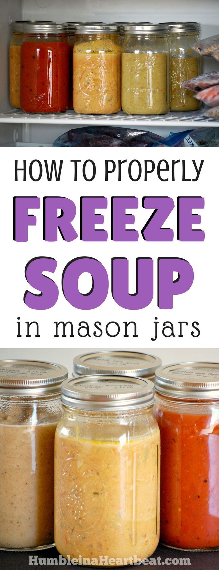 Can you preserve soup in Mason jars?